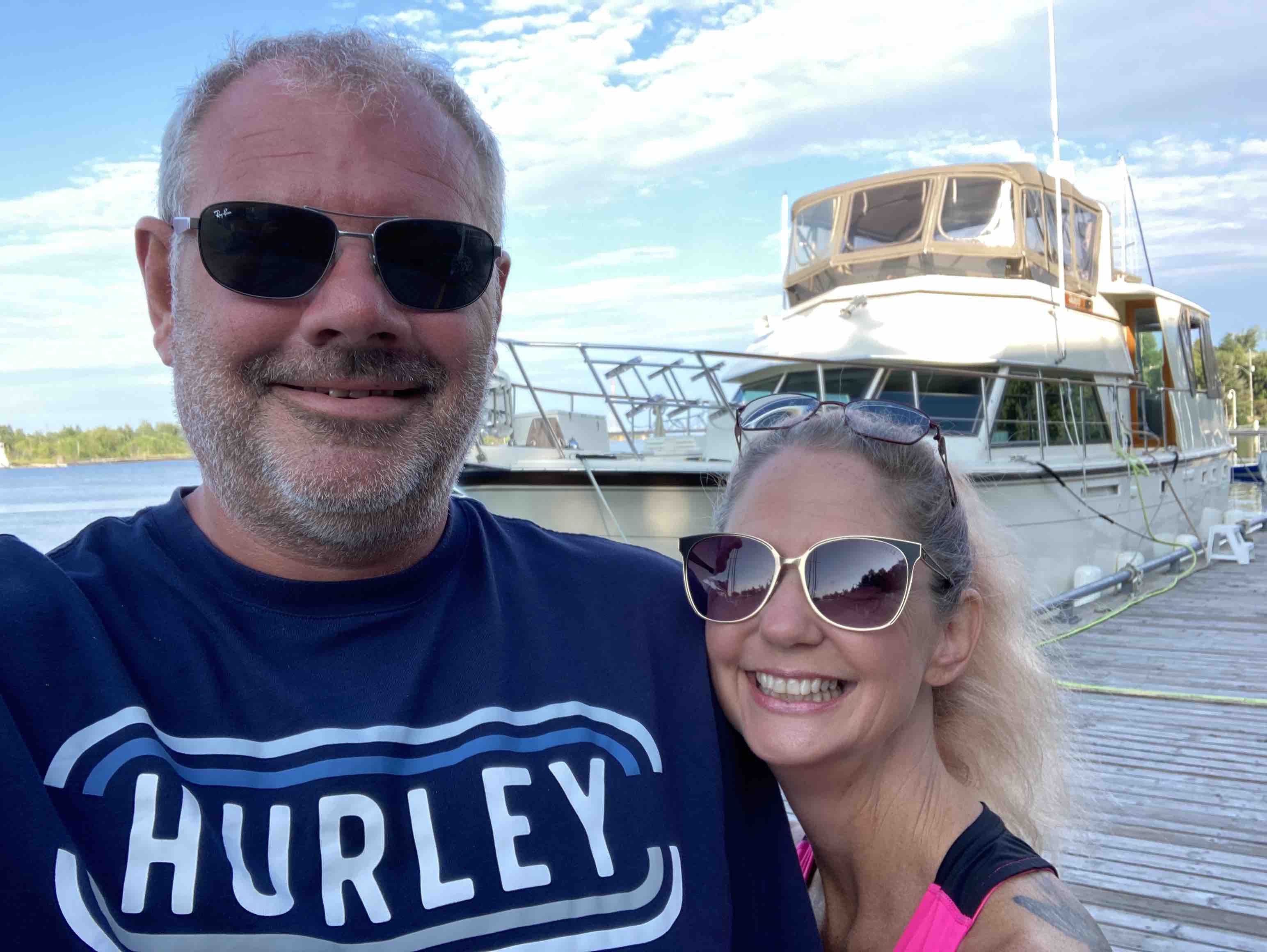 The Hatteras “Stinkpot” and Her Journey to the Bay | Georgian Bay Beauties